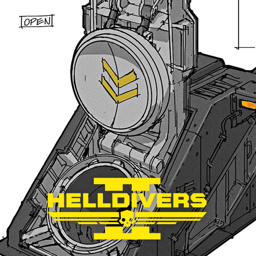 ArtStation - Helldivers 2: tutorial prop concepts