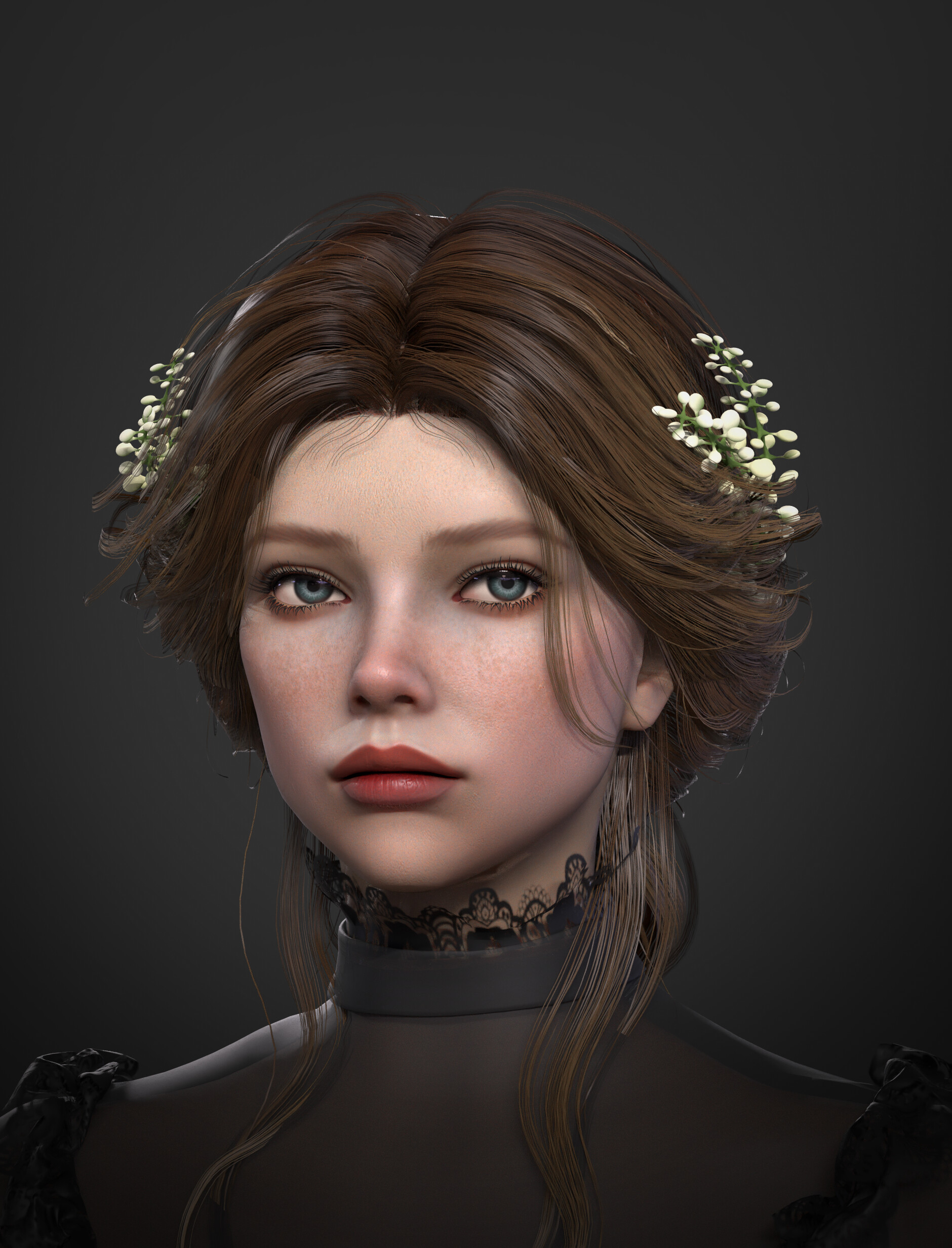 ArtStation - Haircard Study