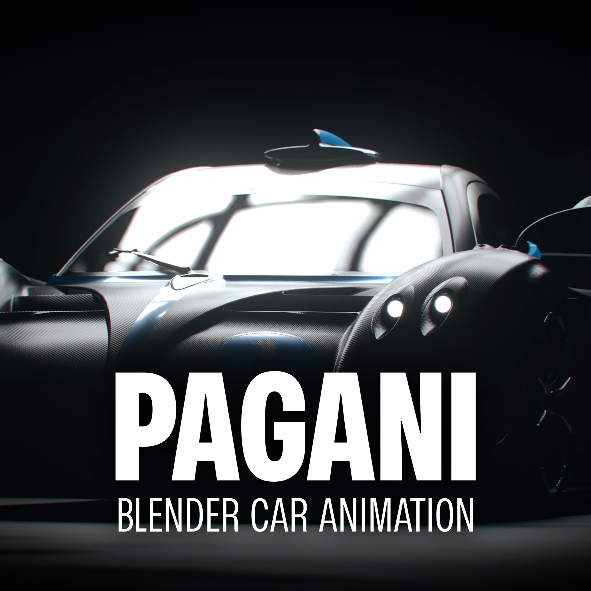 ArtStation - Pagani - Blender Car Animation