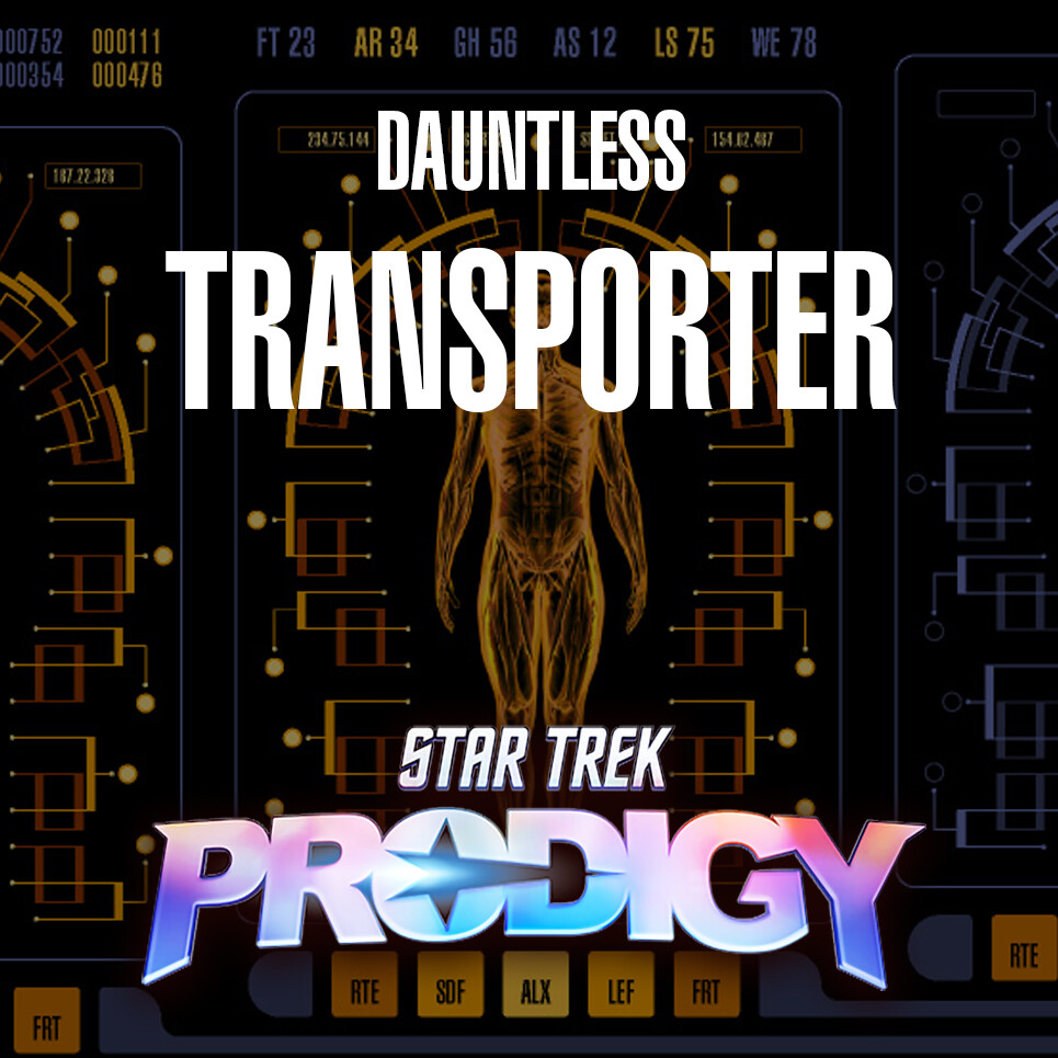 ArtStation - STAR TREK PRODIGY – LCARS for USS Dauntless – Transporter