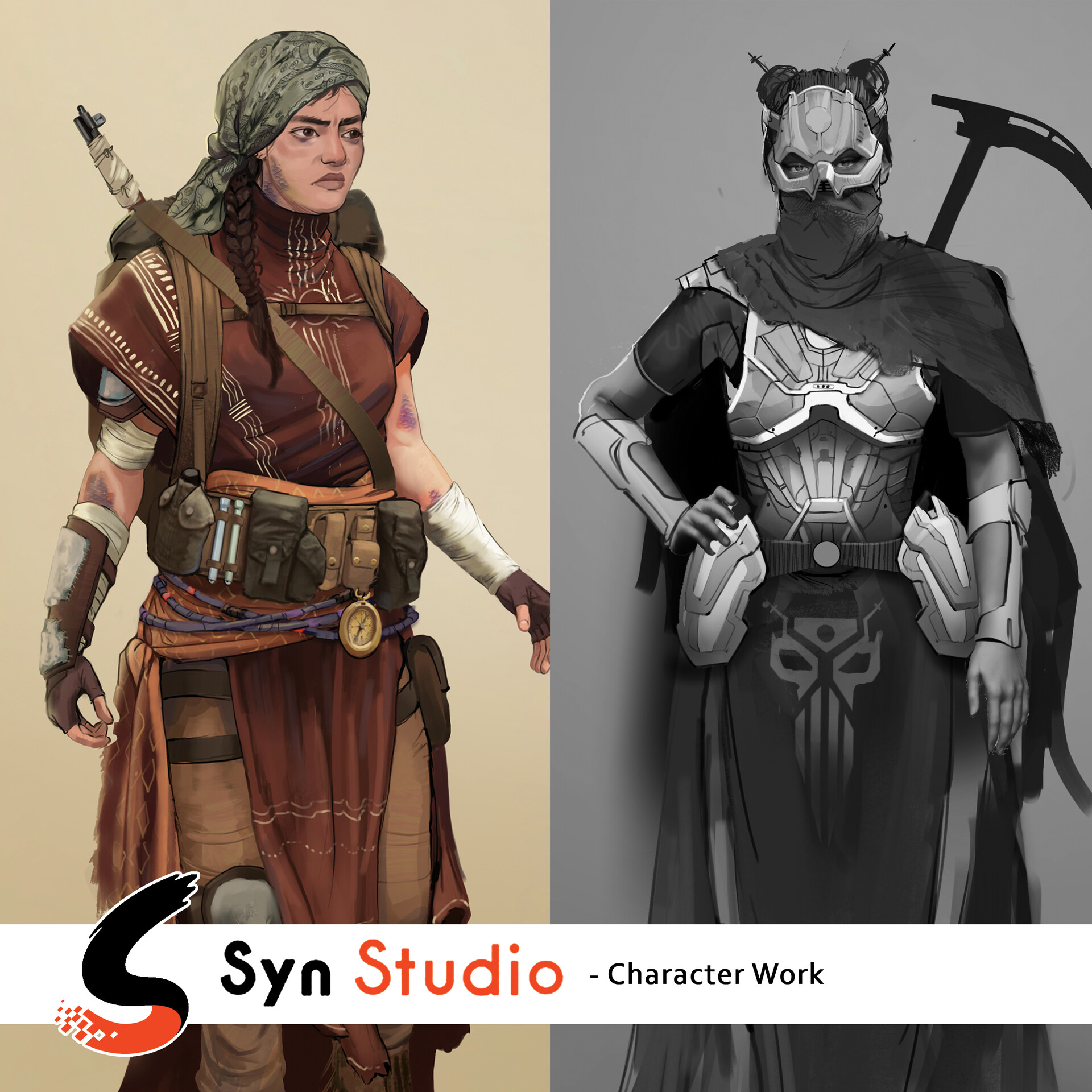 ArtStation - Character Work - Syn Studio