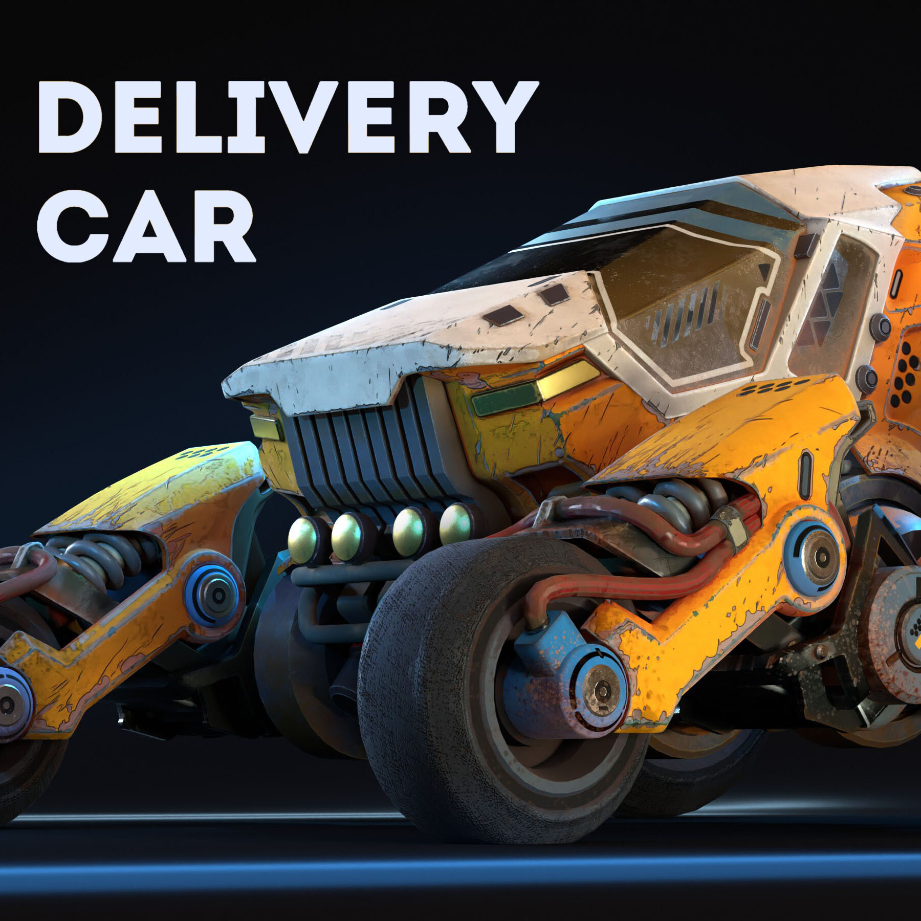 ArtStation - Delivery Car