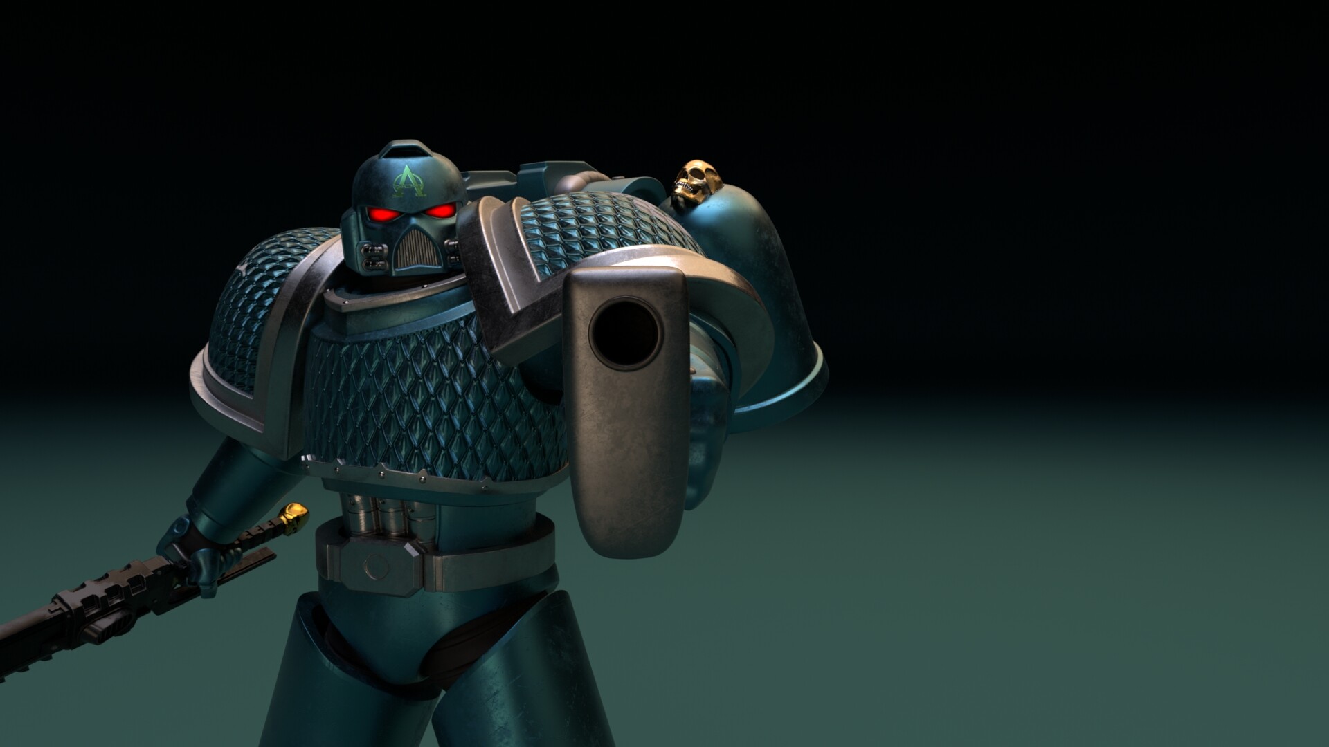 ArtStation - Spacemarine animation