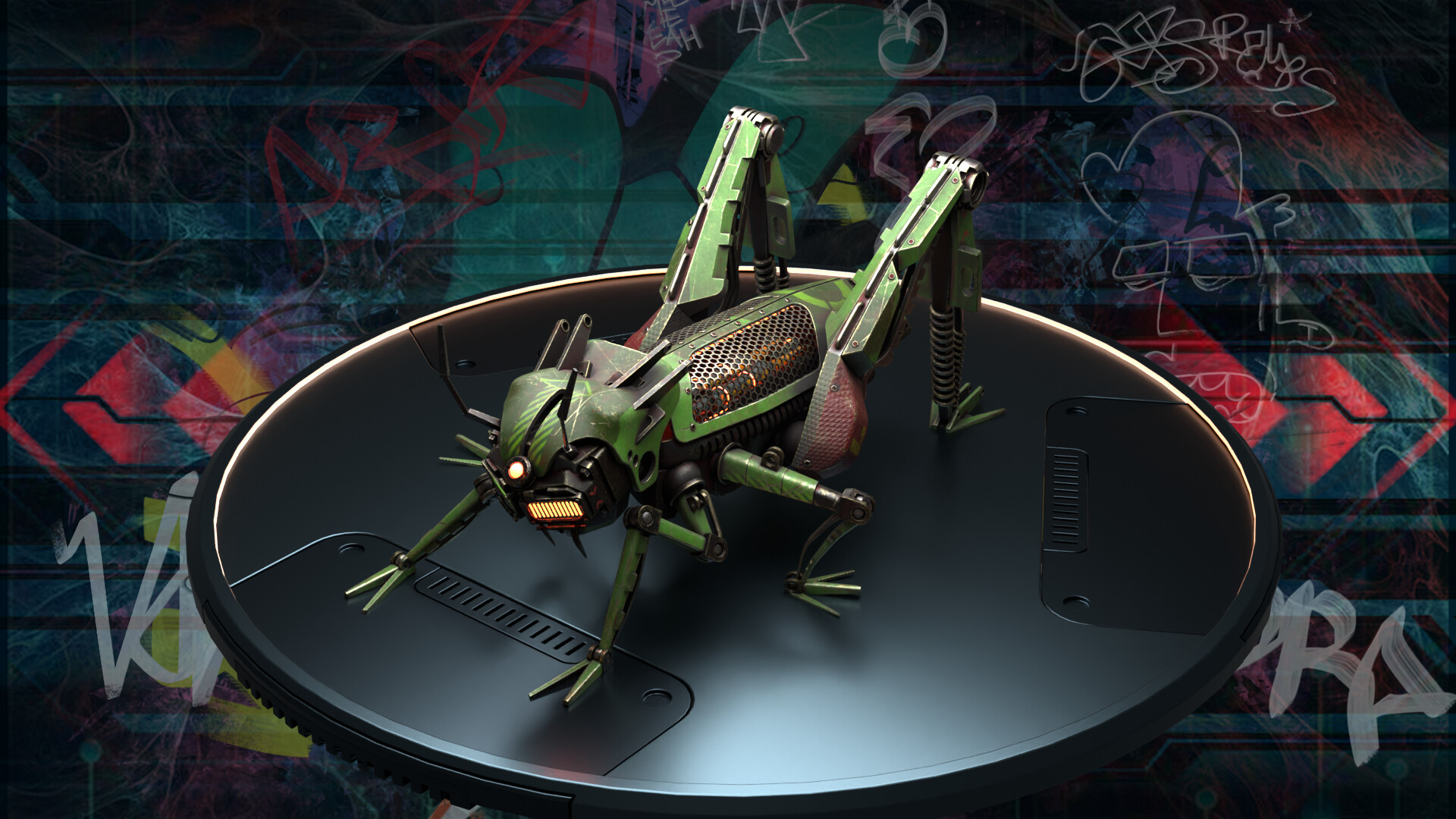 ArtStation - Robotic Grasshopper - Robo Bugs