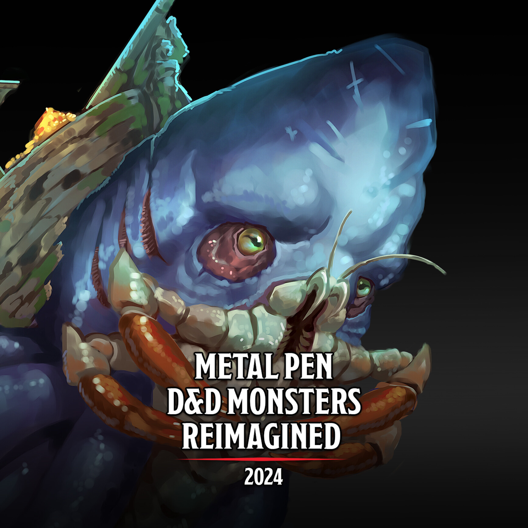 ArtStation - Morkoth - Metal Pen D&D Monsters Reimagine Artjam