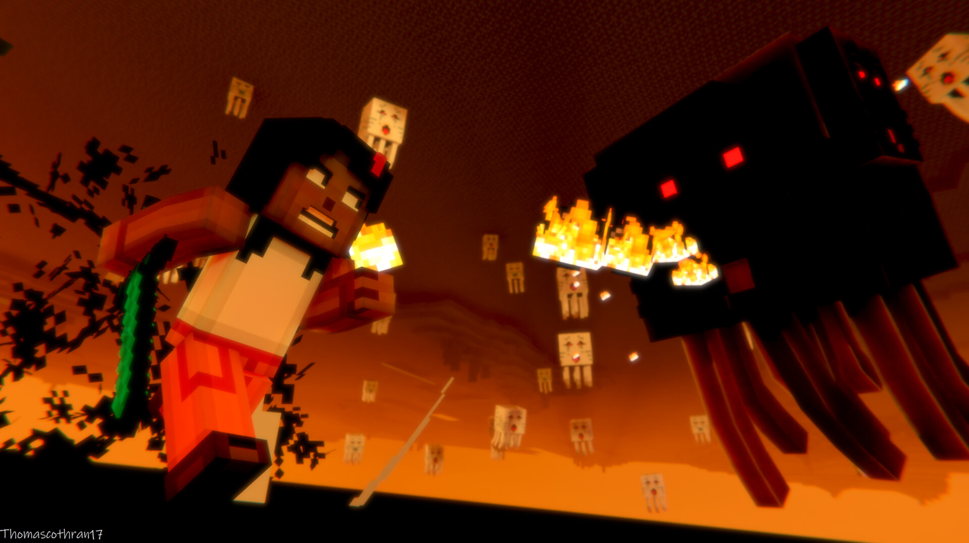 ArtStation - Three-Headed Ghast