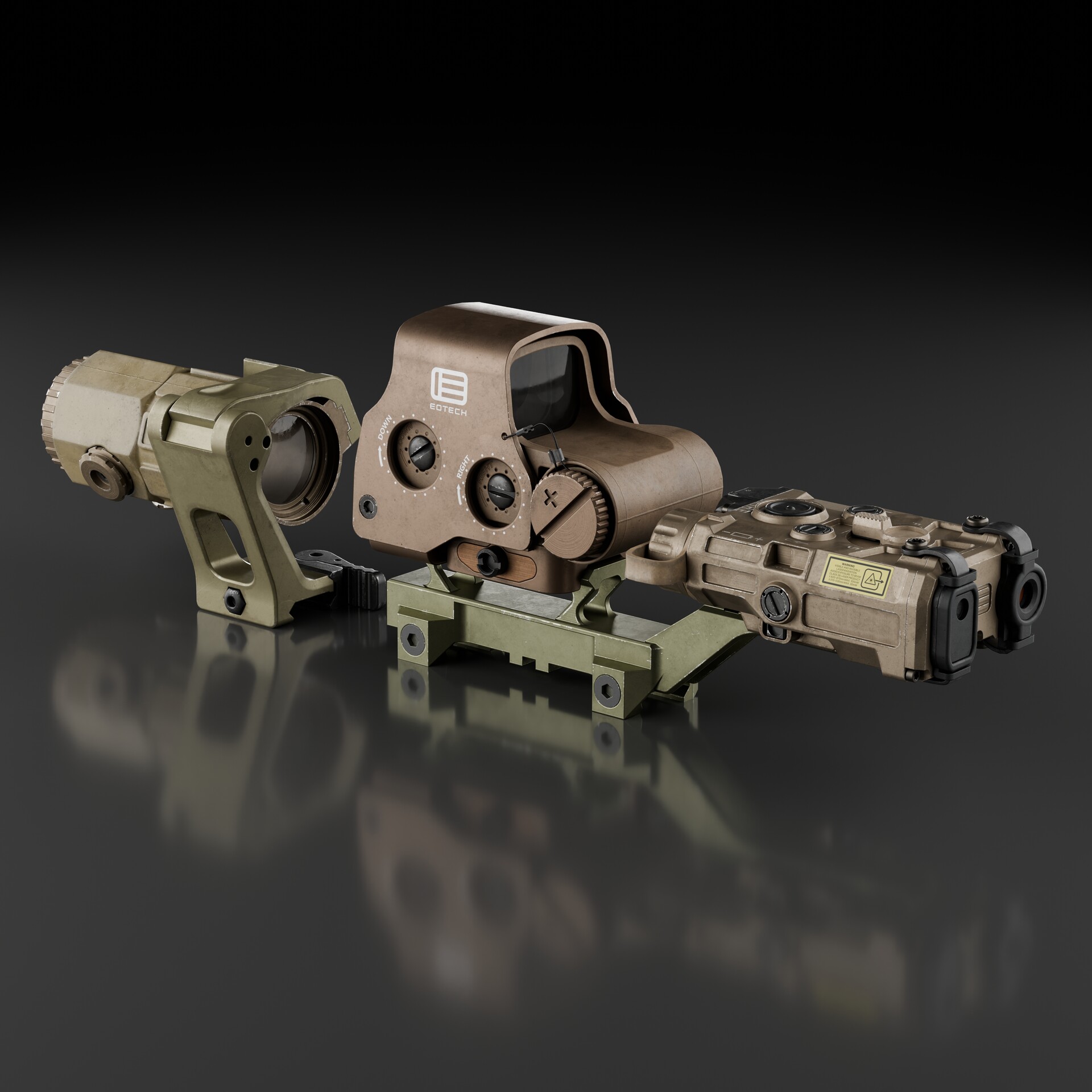 ArtStation - Eotech`s devices complex OGL + EXPS3 + G45