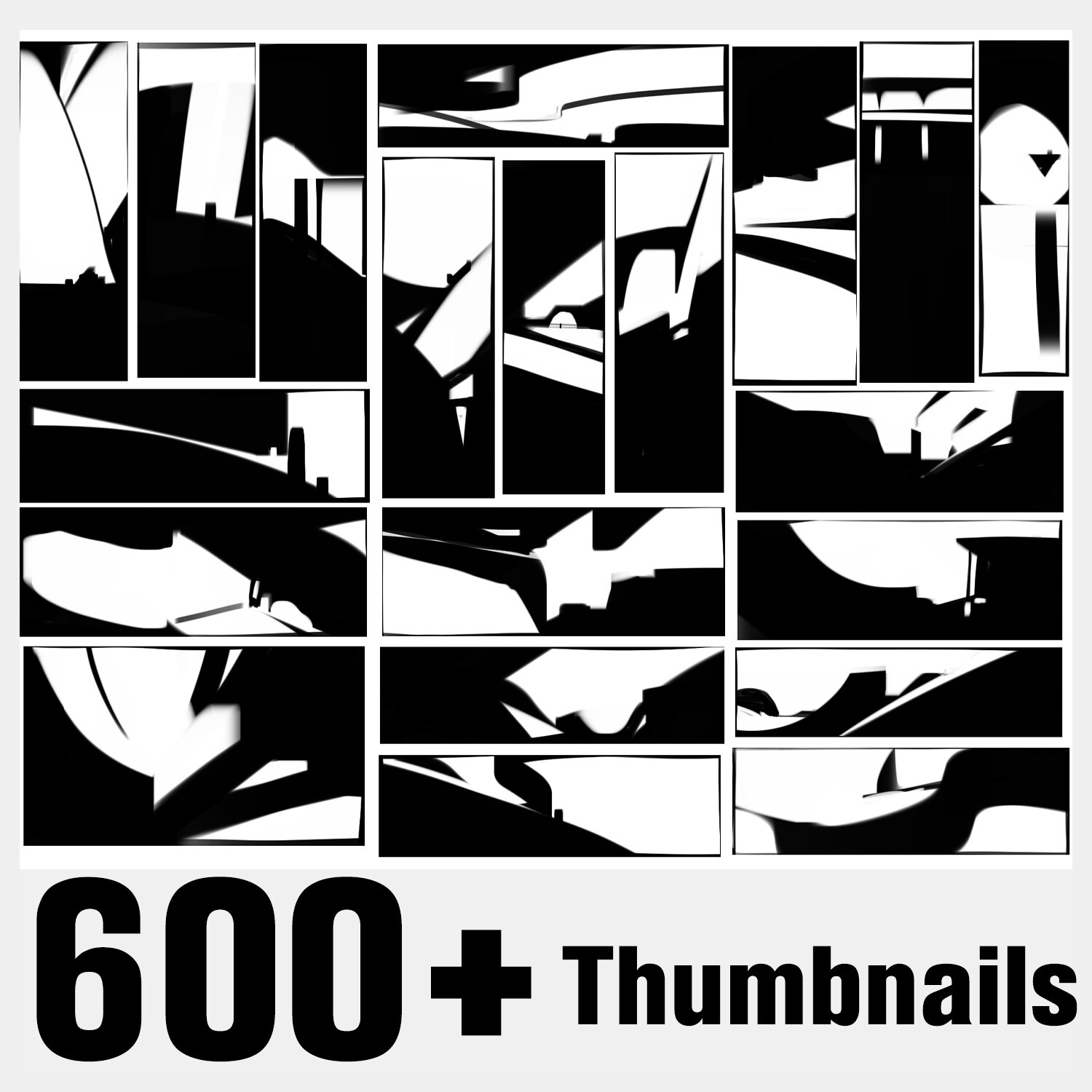 ArtStation - 600+ Abstract Thumbnails