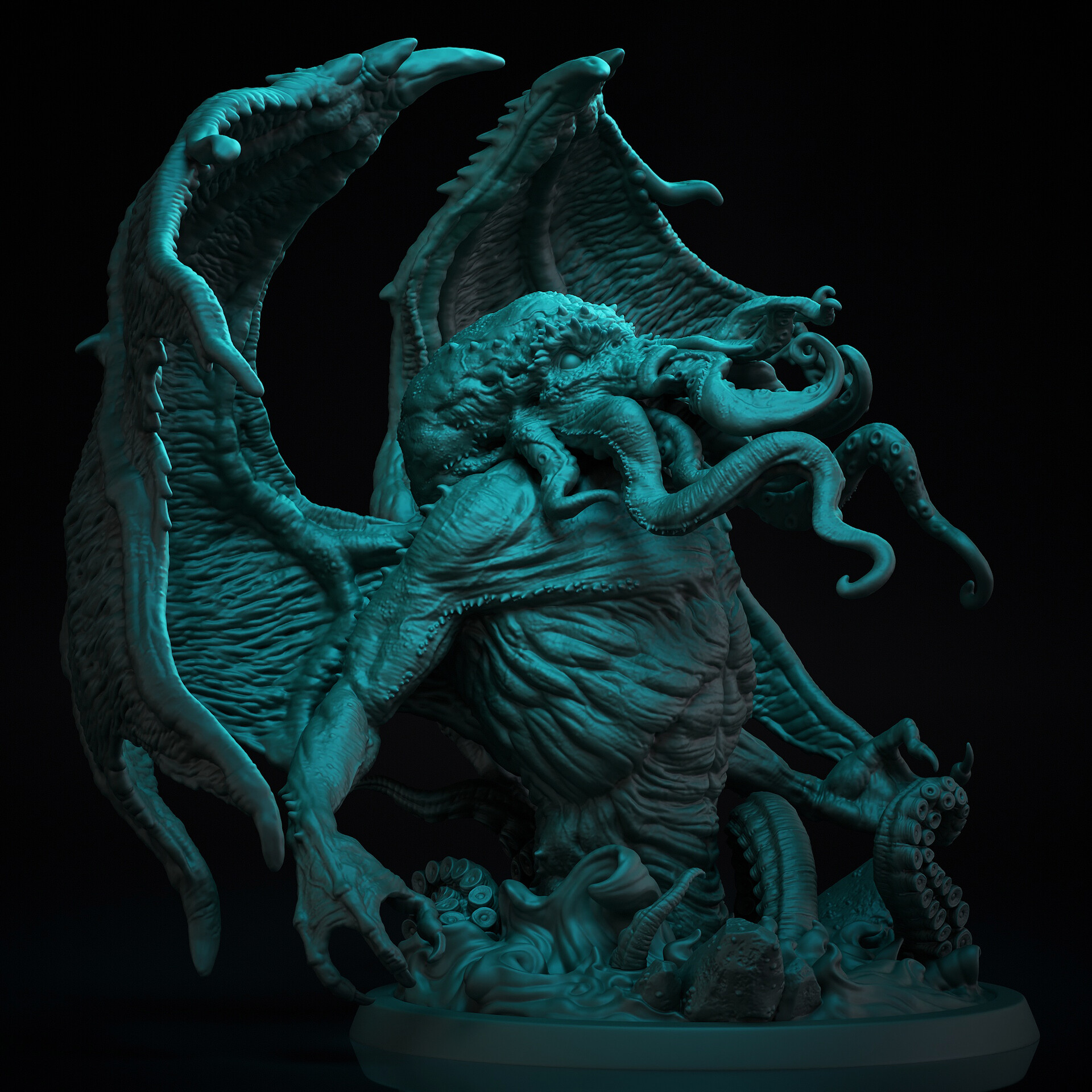 ArtStation - Cthulhu Miniature