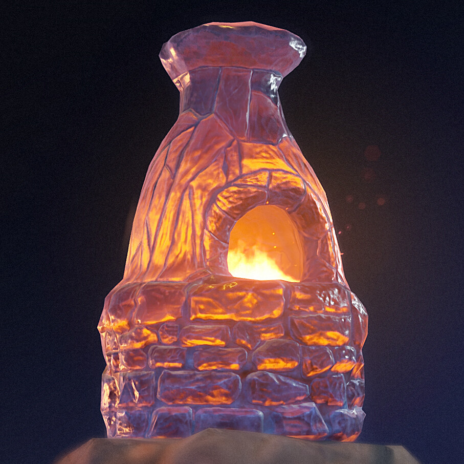ArtStation - RUST Workshop | Cracked Ice Furnace