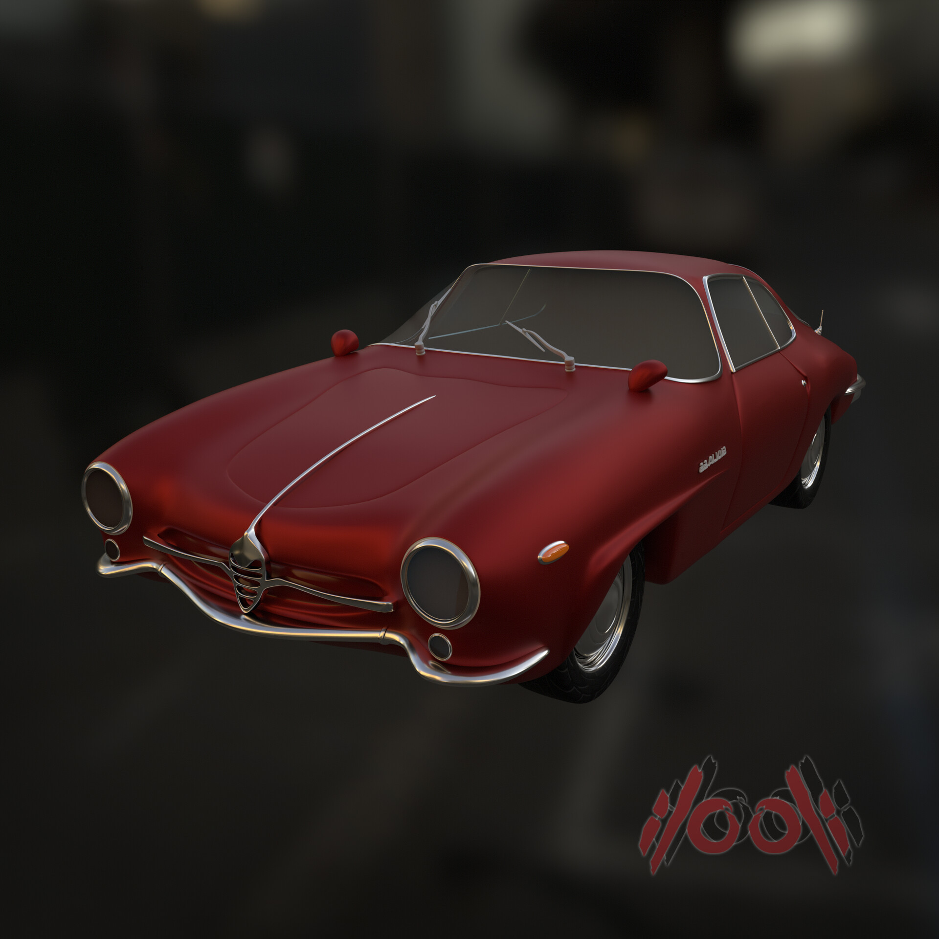 ArtStation - Alfa Romeo Giulia Sprint Speciale