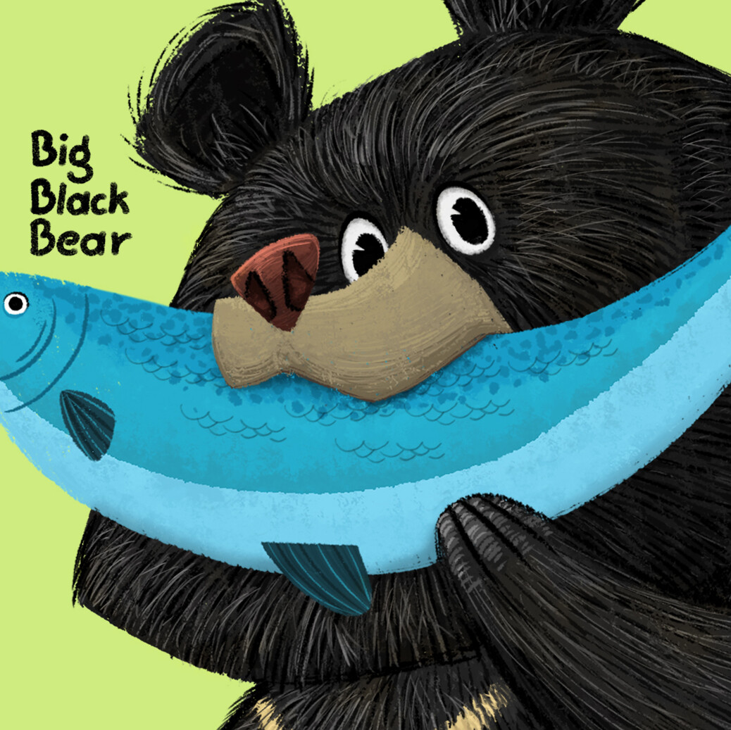 ArtStation - Big Black Bear - KidLit Art