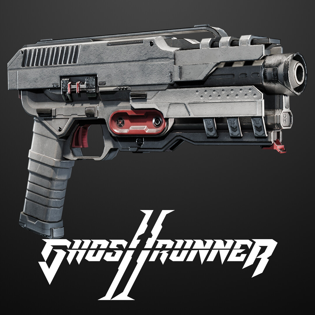 ArtStation - Ghostrunner 2 - Pistol weapon