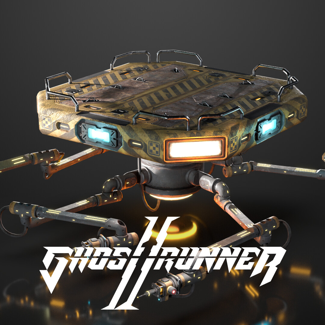 ArtStation - Ghostrunner 2 - Maintenance Drone Platform