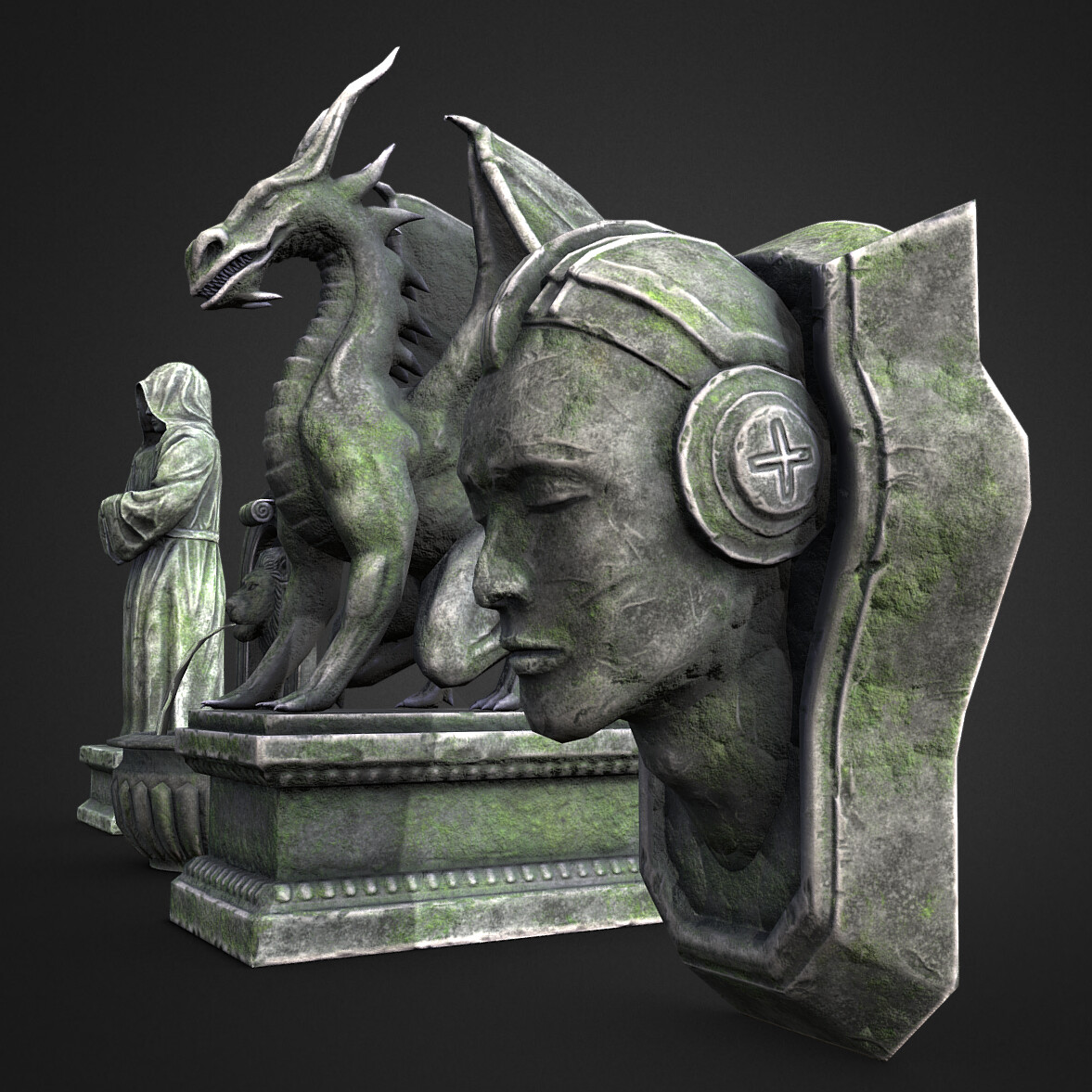 ArtStation - Stone Statues