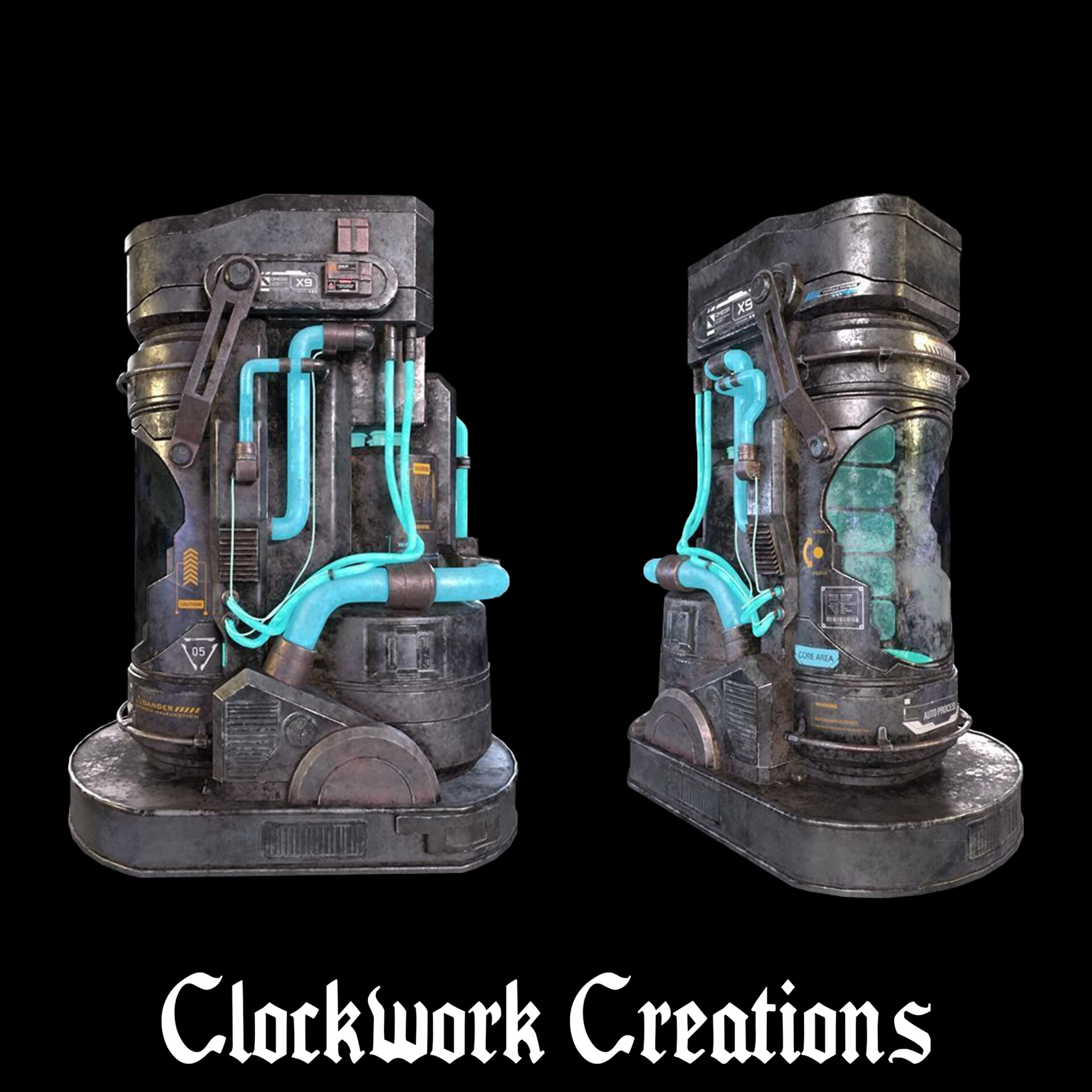 ArtStation - Cryopod Stasis Tube