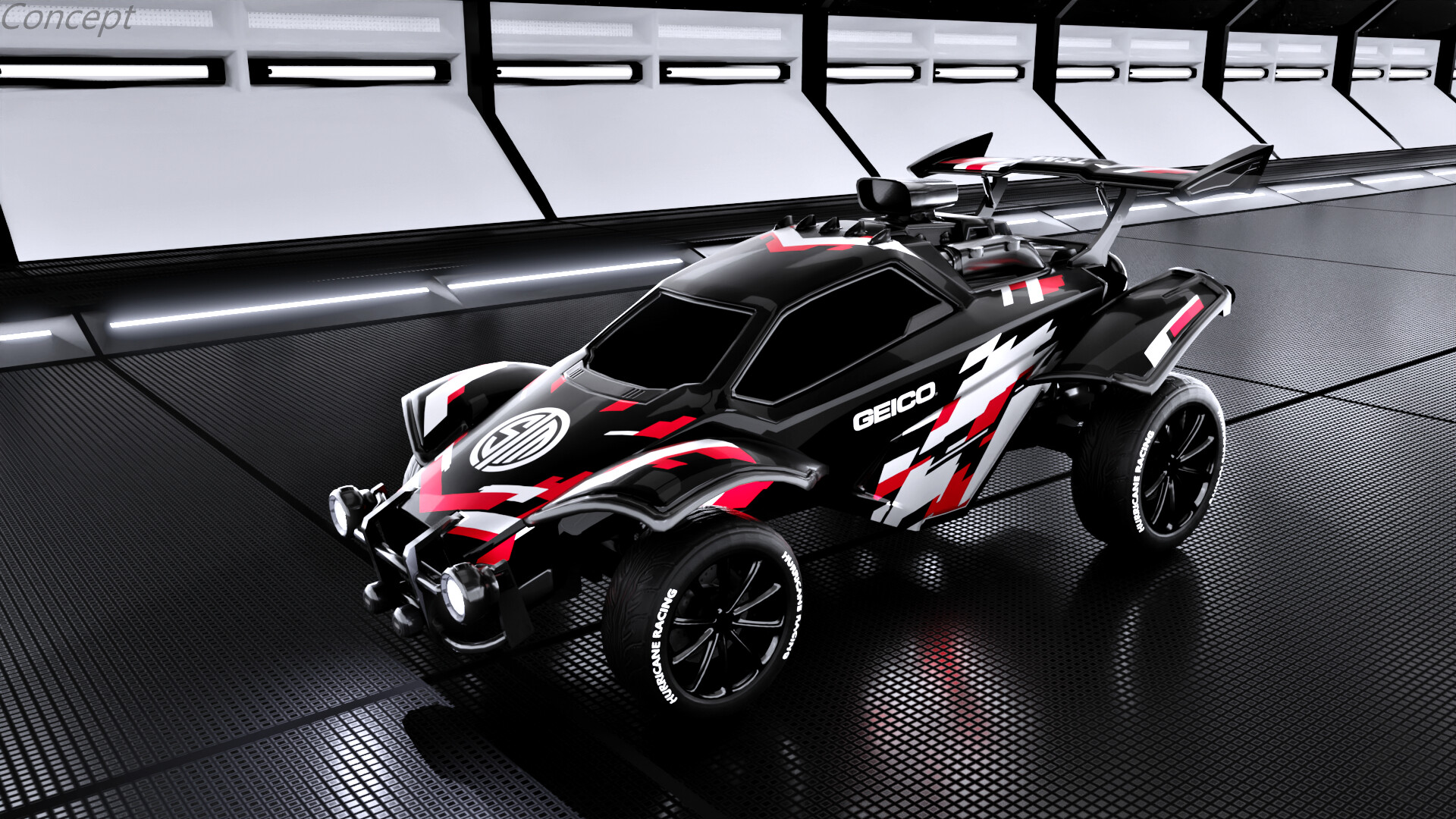 ArtStation - TSM Rocket League decal concepts