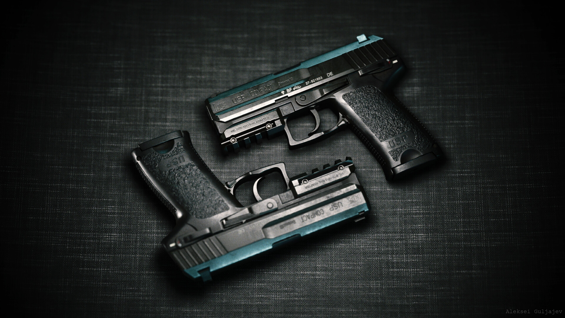 ArtStation - HK USP Compact 9mm