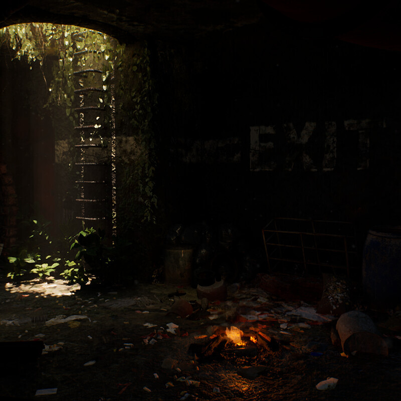 ArtStation - Student work - Sewer (Props and some Nodes)