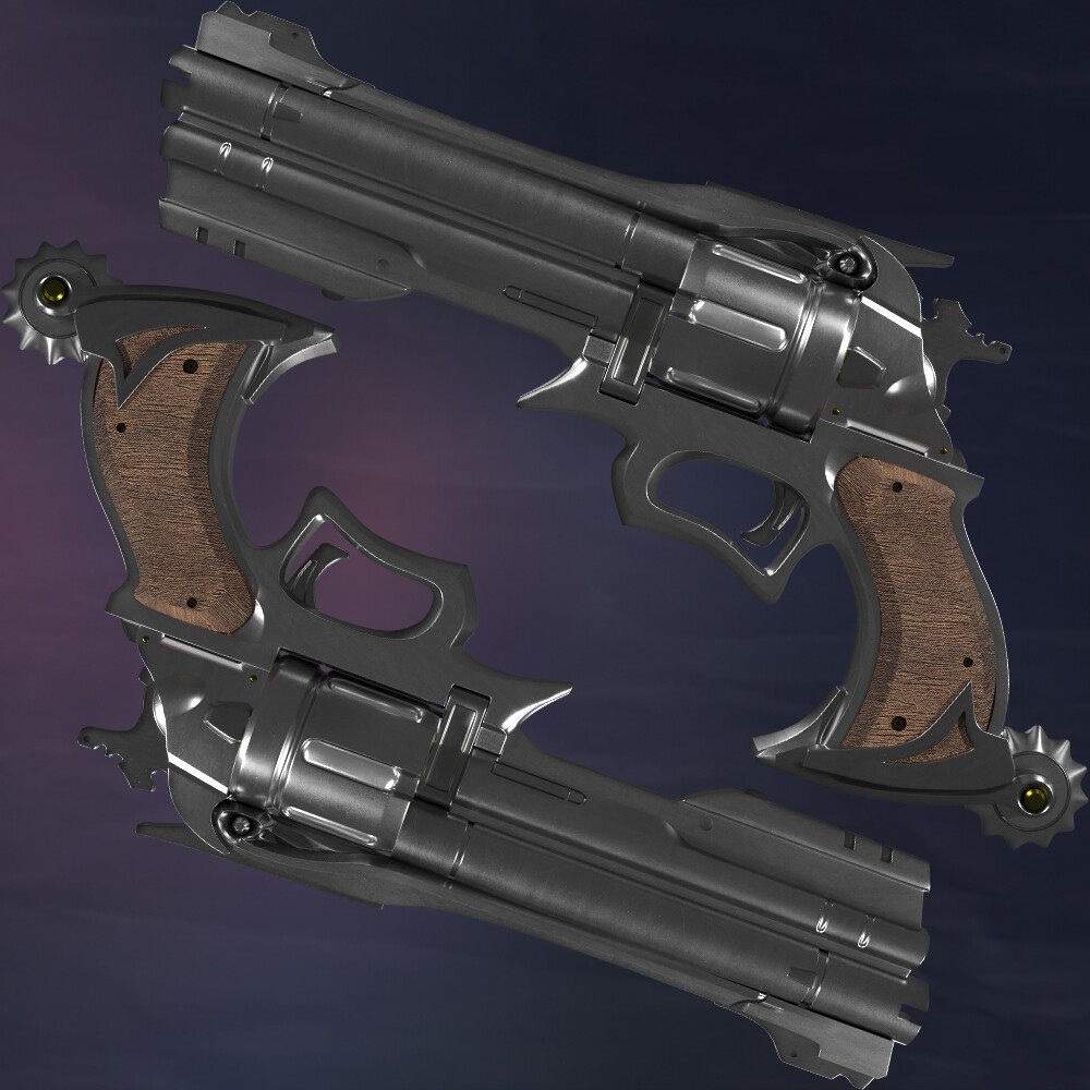 ArtStation - Revolver 3D Model