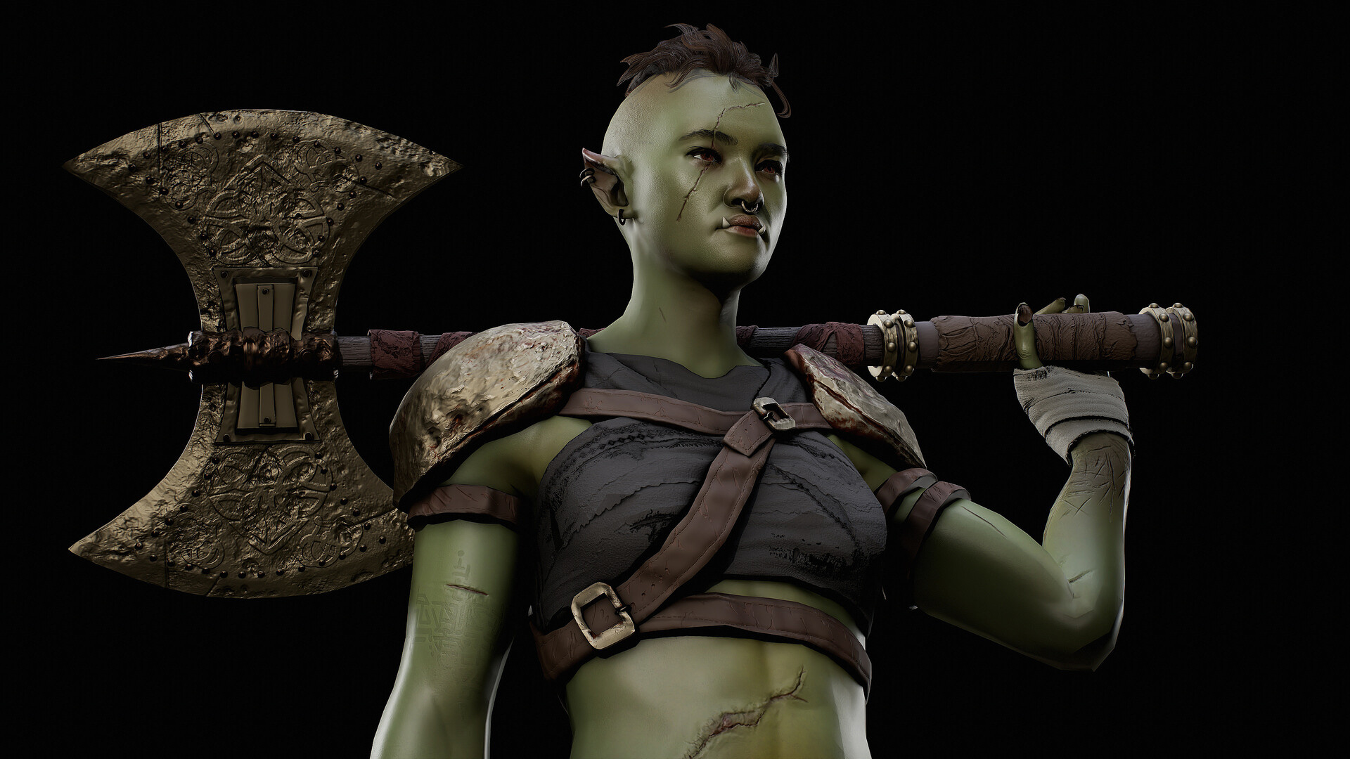 ArtStation - Female Orc Character