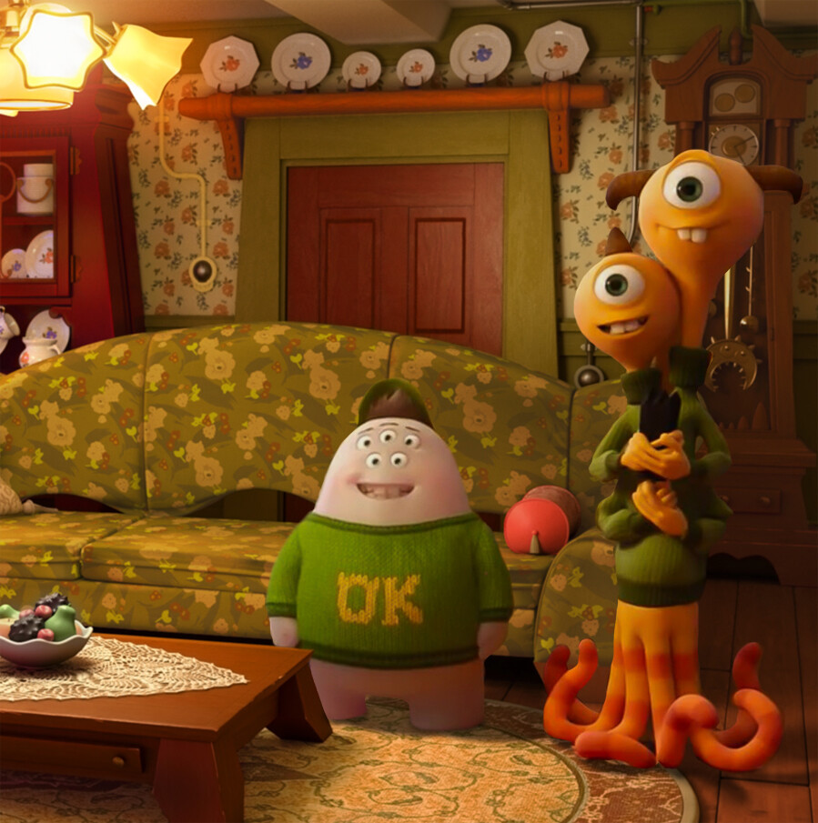 ArtStation - Monsters University : Oozma Kappa Fraternity Living Room