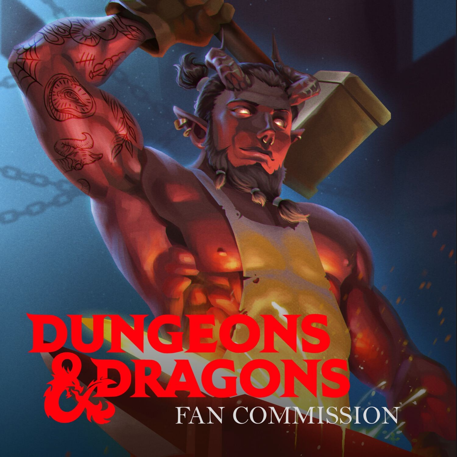ArtStation - Demon blacksmith