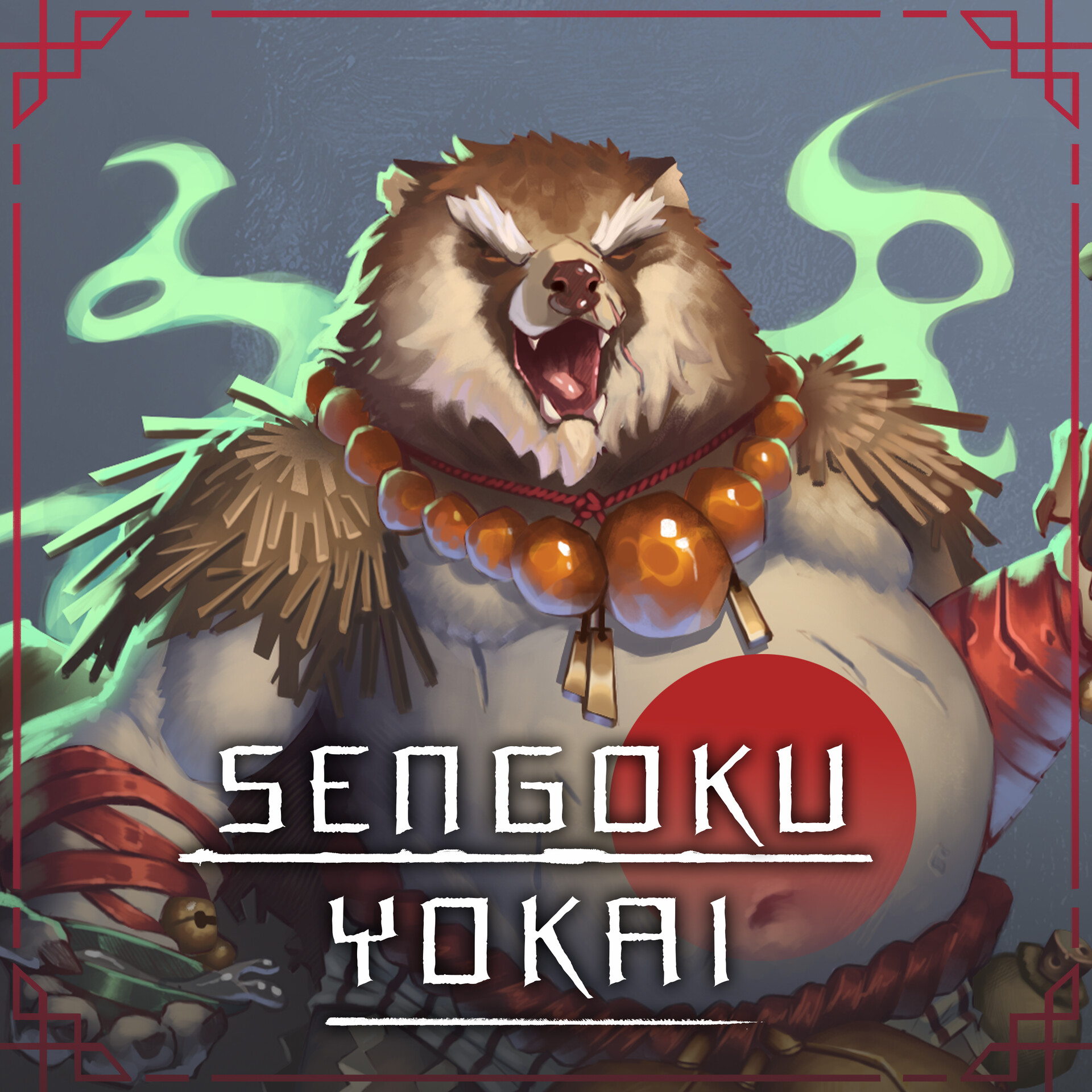 ArtStation - Tanuki miniboss - Sengoku Yokai project