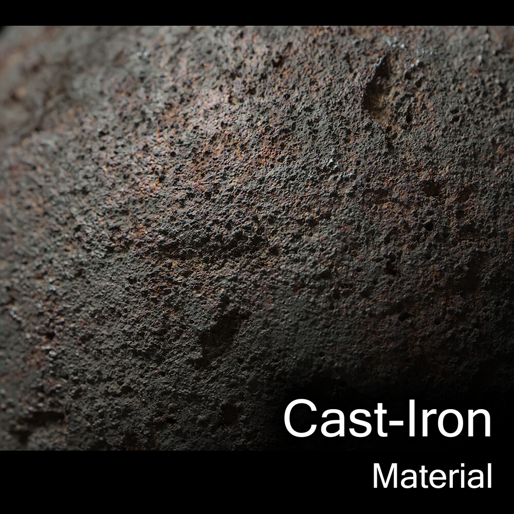 ArtStation - Cast-Iron Seamless Material