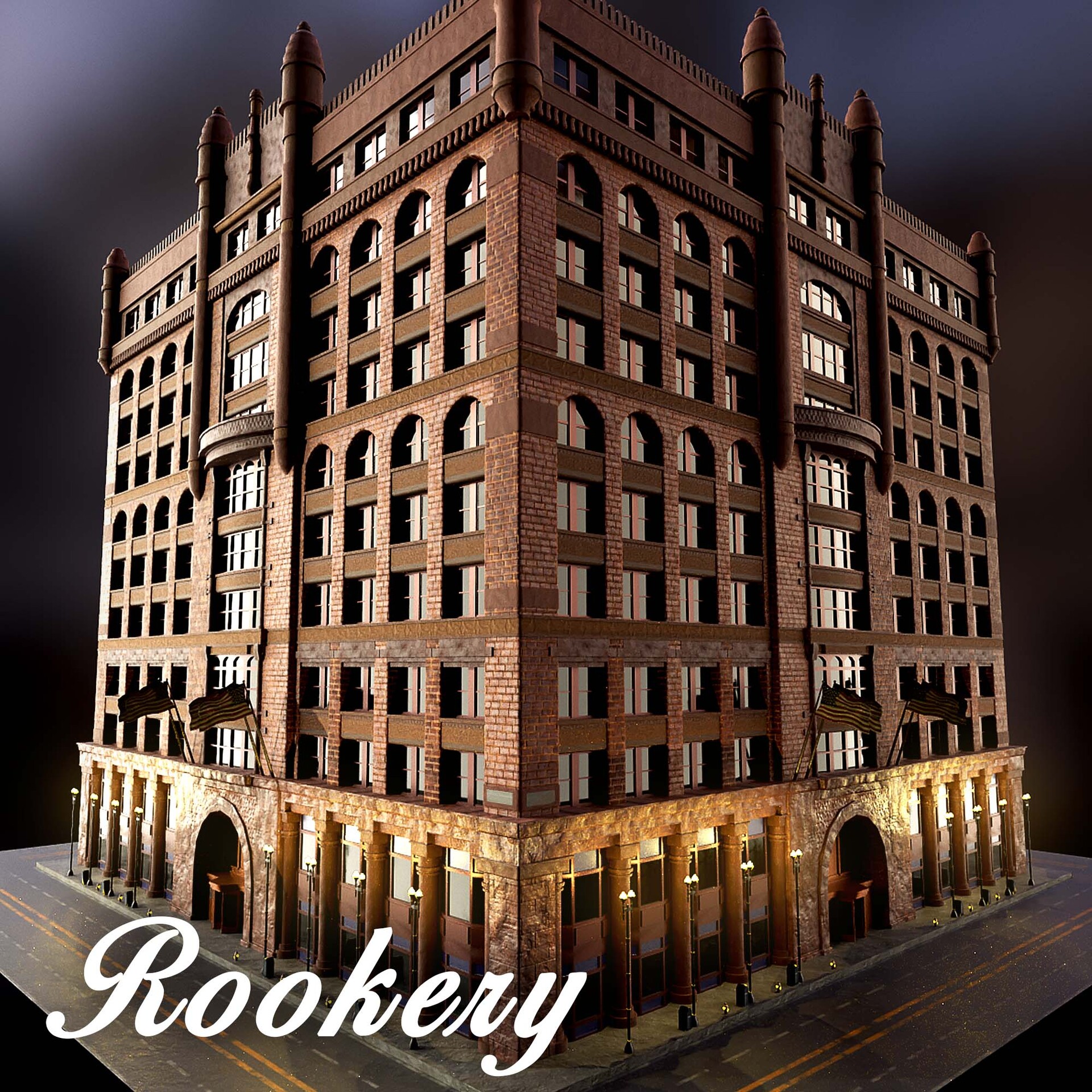 ArtStation - Modular Rookery Building