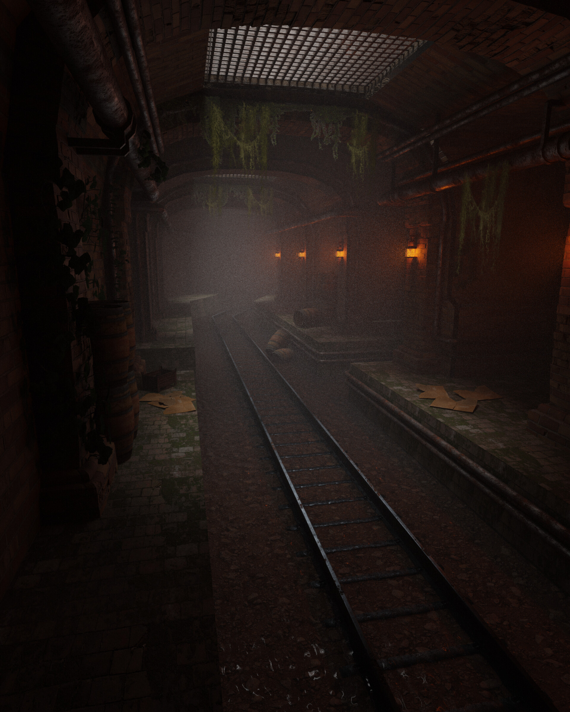 ArtStation - Rusty Metro Railway