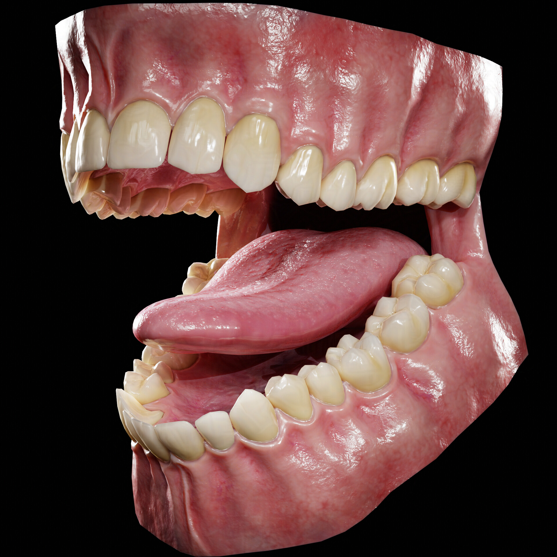 ArtStation - Think Tank Online | Real Time Mouth Class