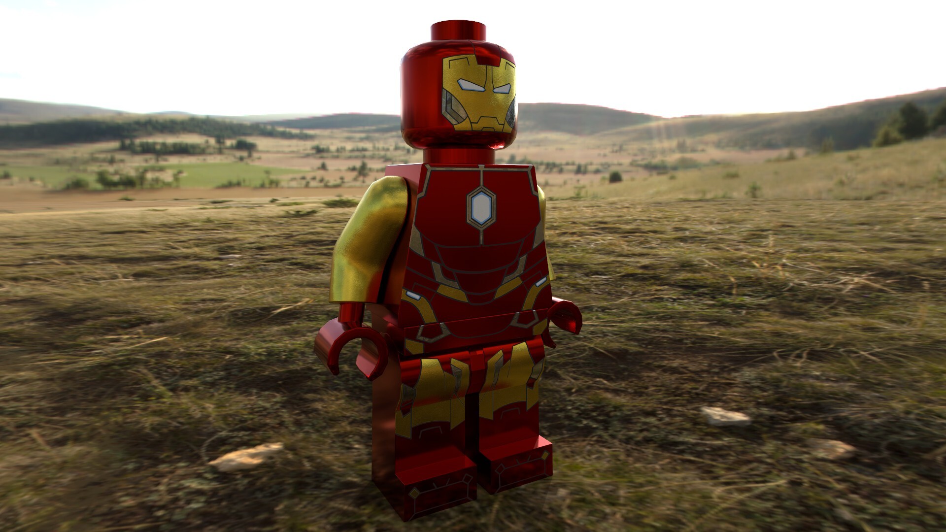 ArtStation - Lego Iron Man