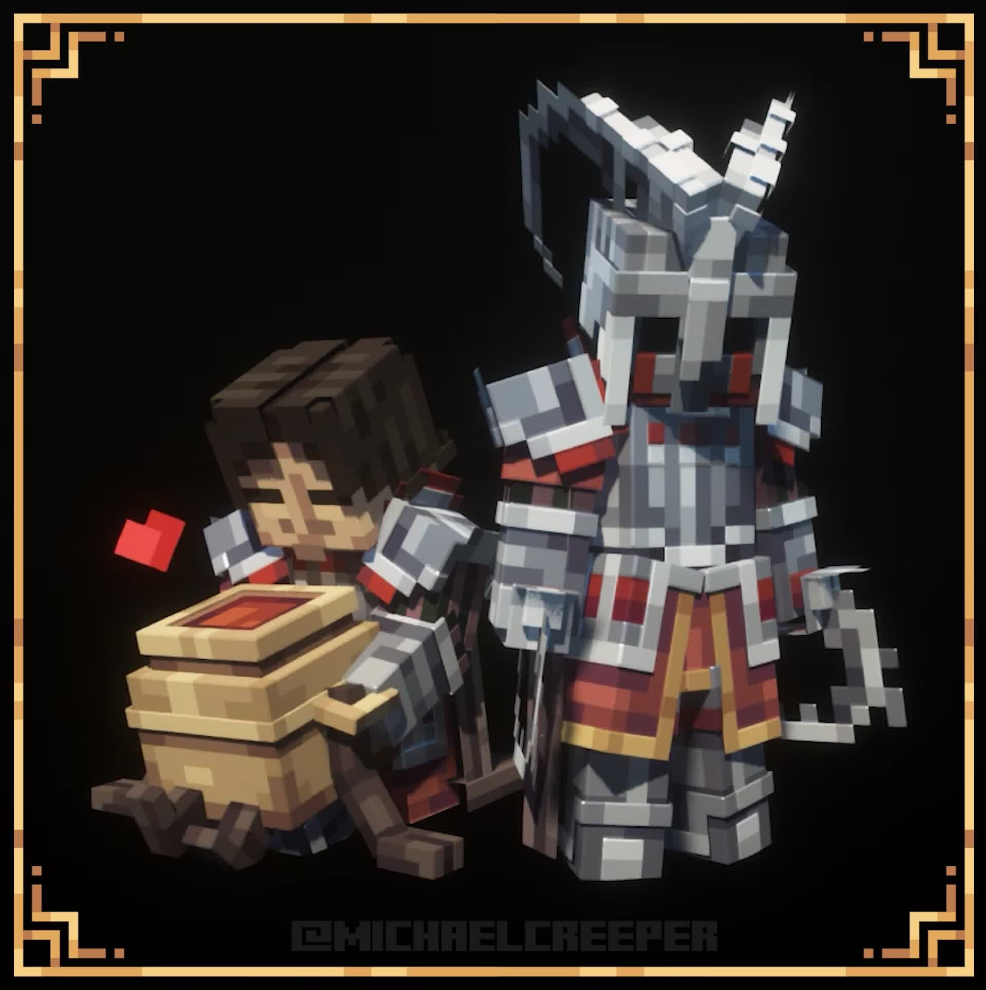 ArtStation - MINECRAFT x ELDEN RING - Diallos & Juno, Hoslow Brothers