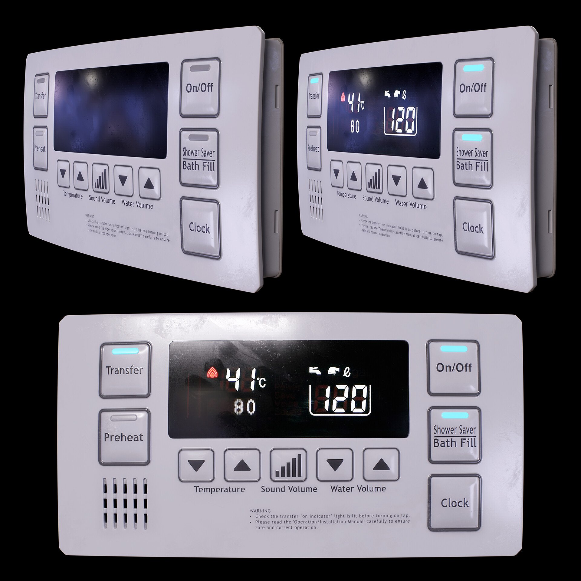 ArtStation - Bathroom Control Panel