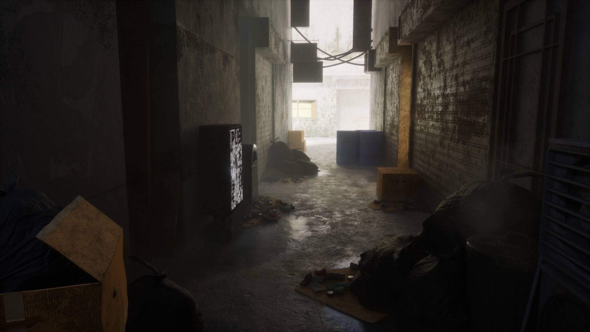 ArtStation - Alleyway Environment- Diorama Showcase