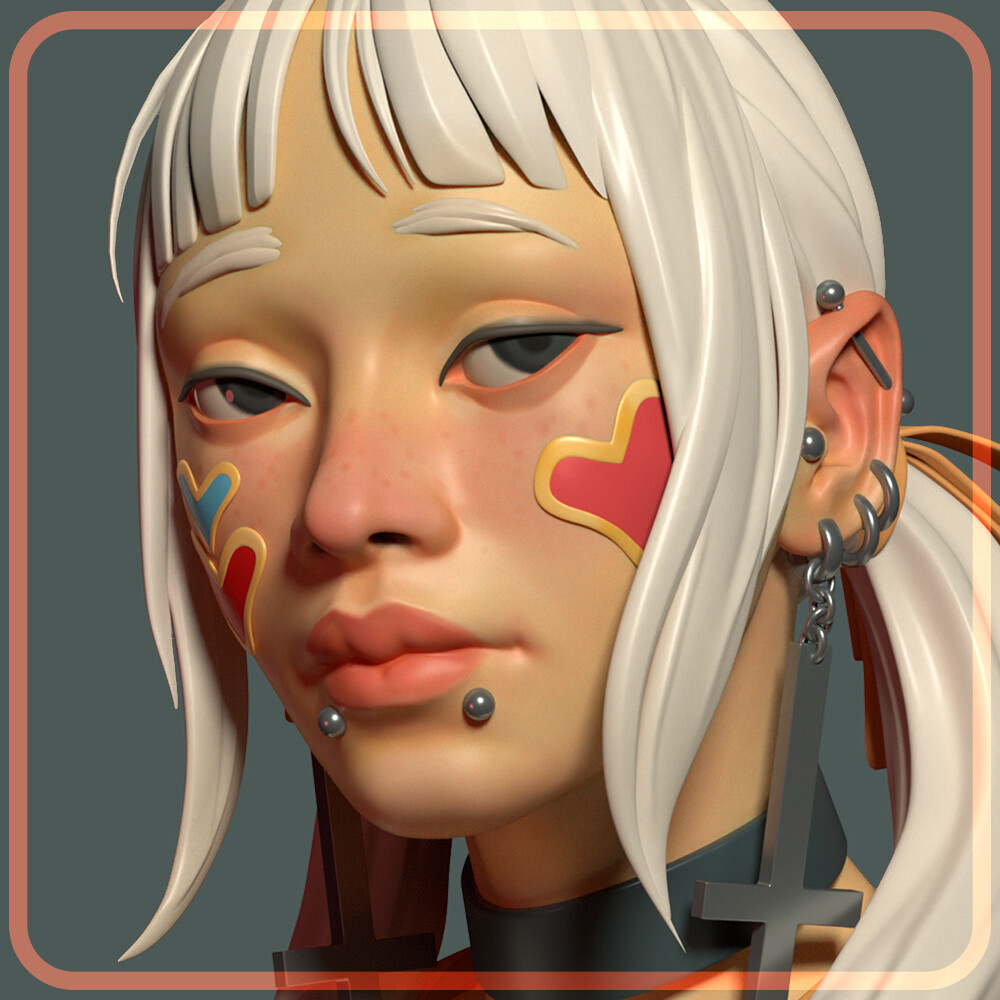 ArtStation - Hearts - Bust Sculpt