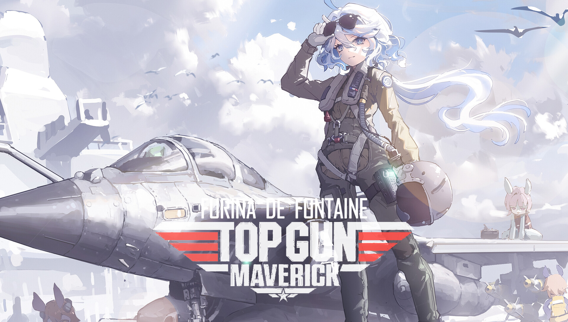 ArtStation - 《TOP GUN》 ，但芙宁娜主演