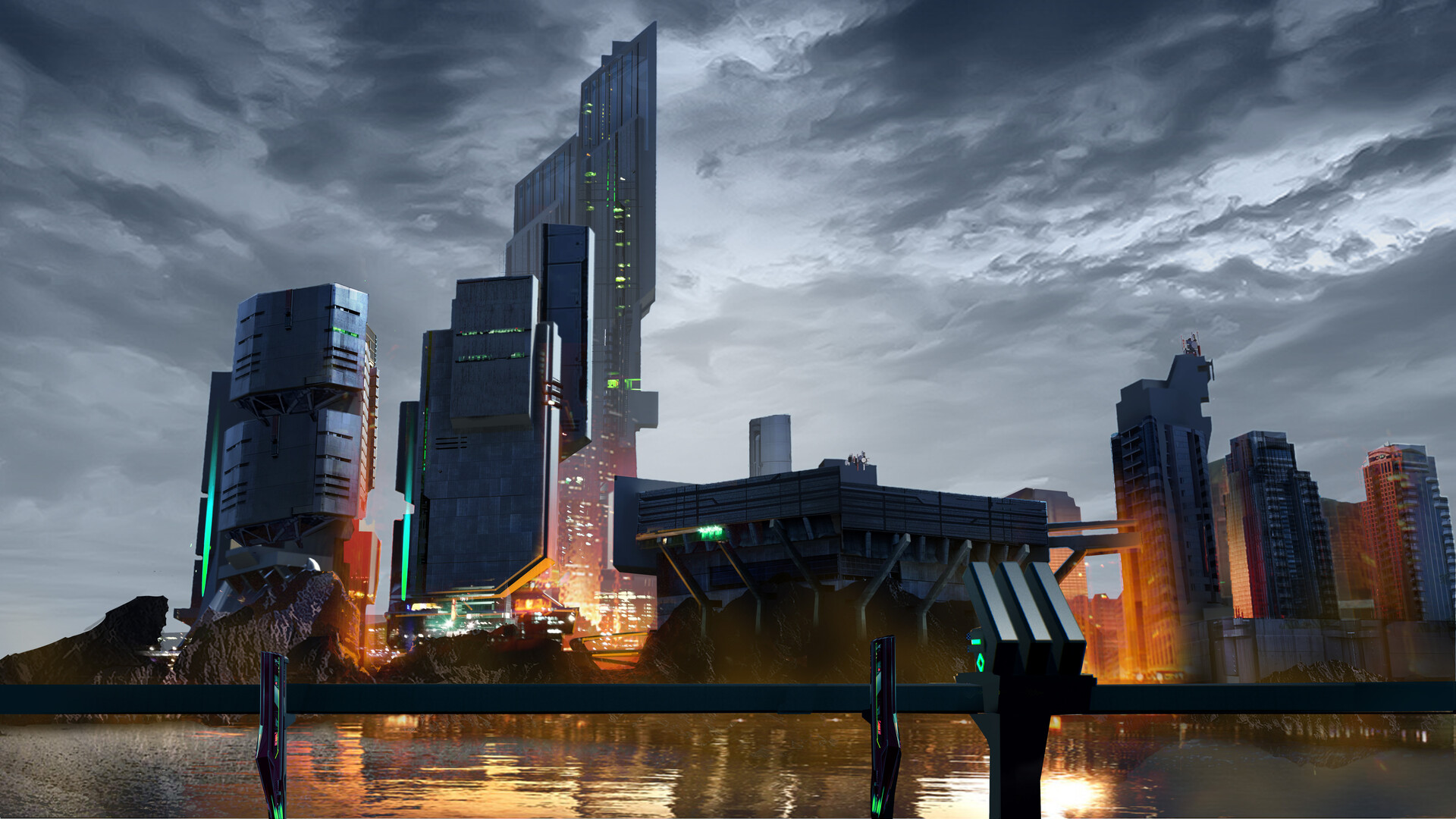 ArtStation - Crackdown 3 Early Concept Art