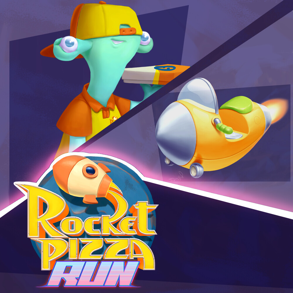 ArtStation - Rocket Pizza Run - Skoot and Rocket