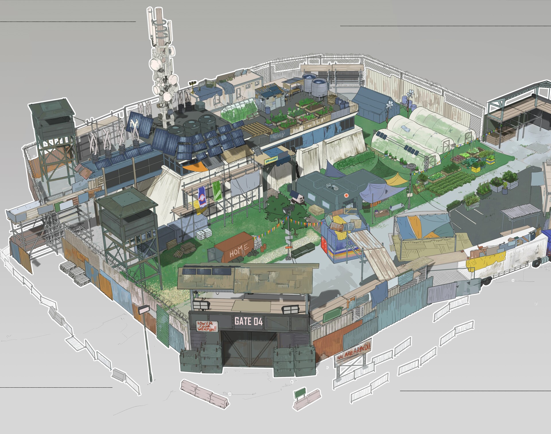 ArtStation - Survivors Base