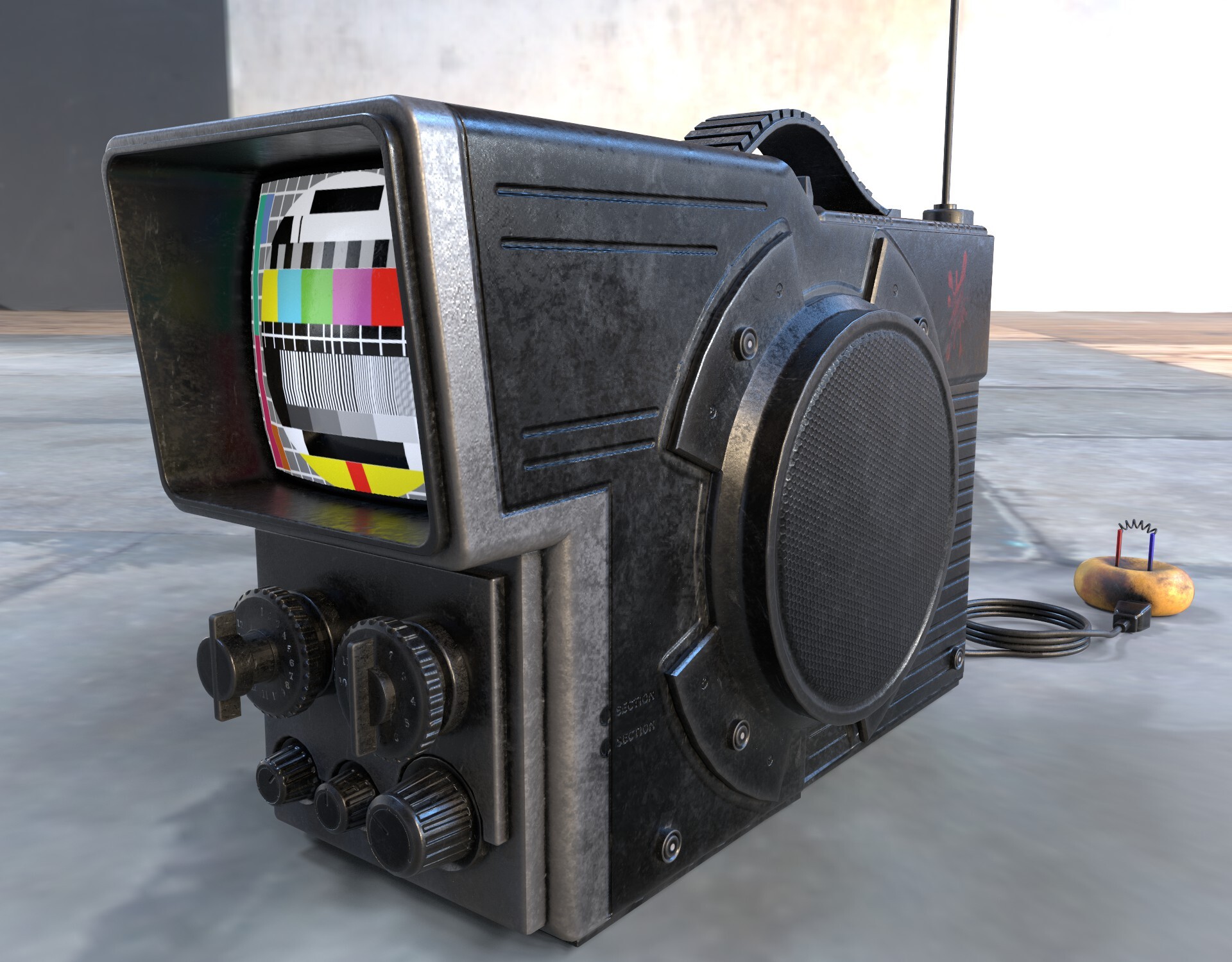 ArtStation - Vintage hitachi