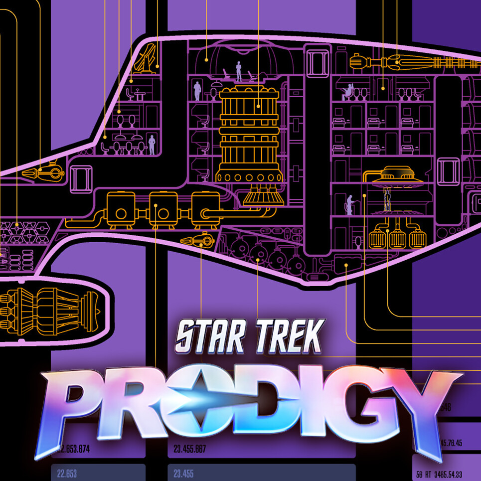 ArtStation - Star Trek Prodigy: Spaceship UI - The Dauntless LCARS