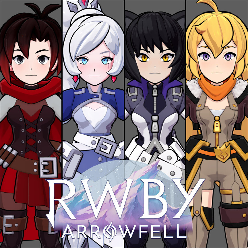 ArtStation - RWBY: Arrowfell - Team RWBY