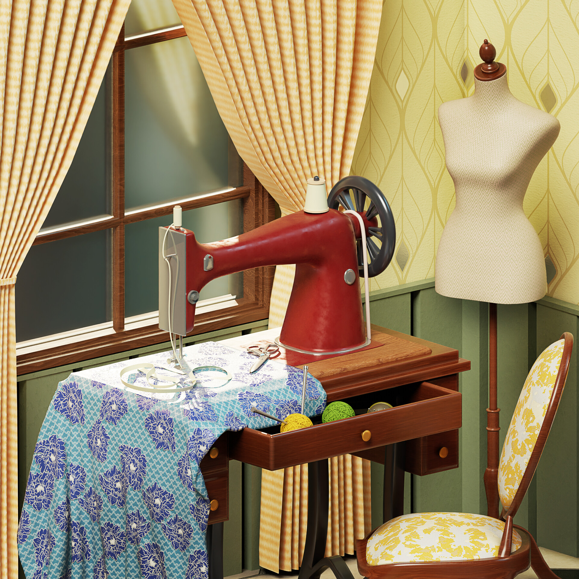 ArtStation - Tailor Room