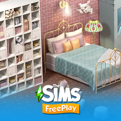 ArtStation - Sims Freeplay - Shabby Set