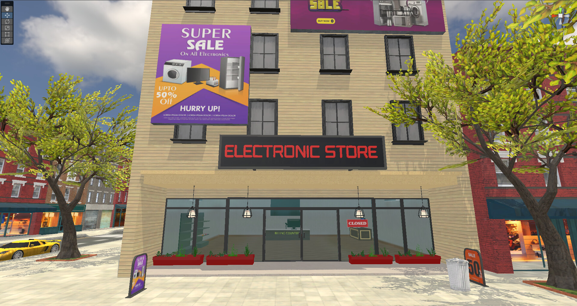 ArtStation - Electronic Store Simulation Game