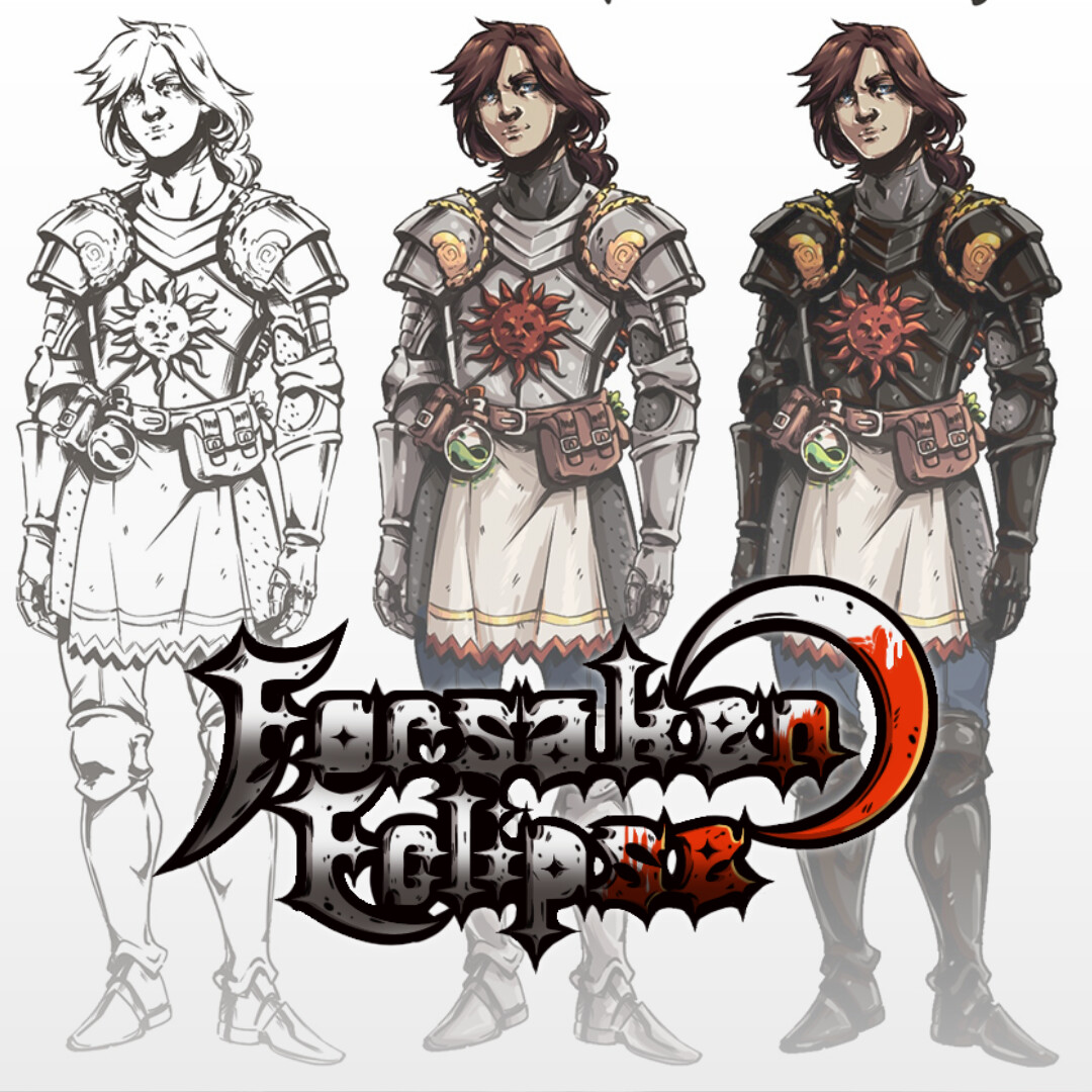 ArtStation - Forsaken Eclipse - Party Members Character Design