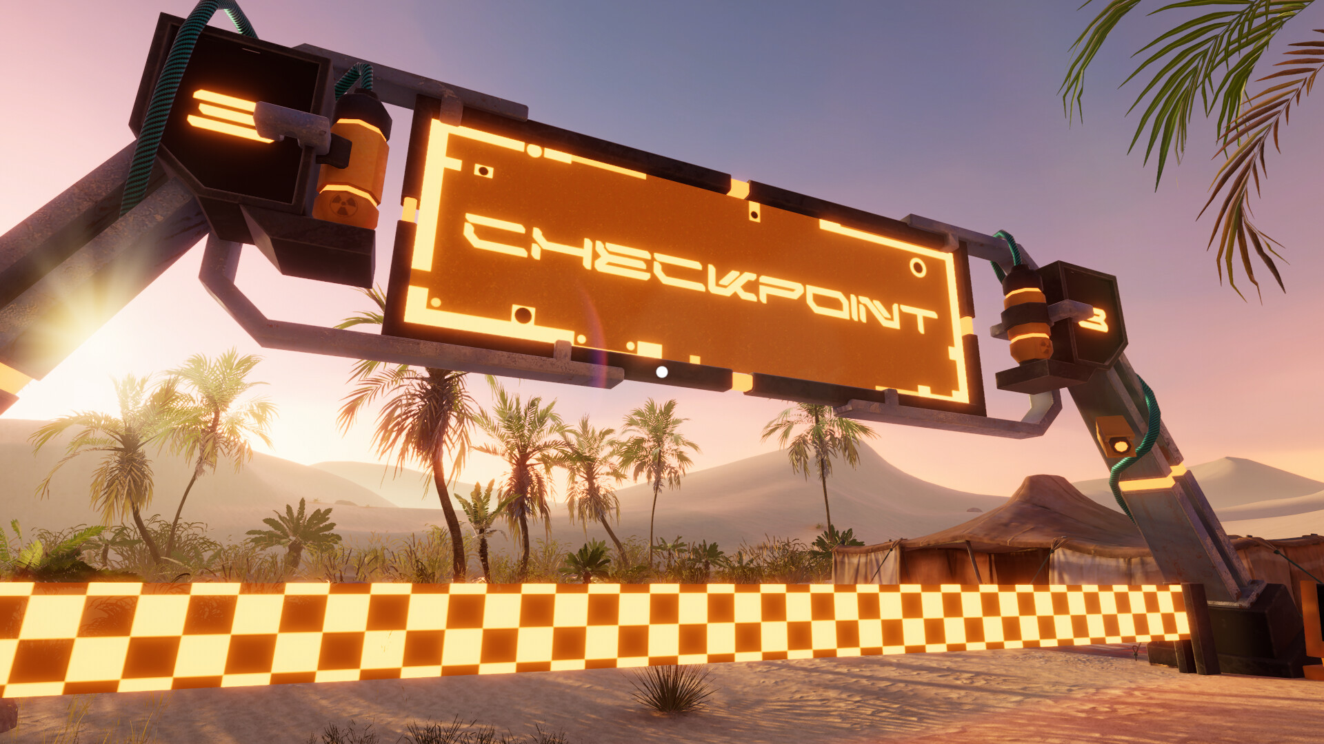 ArtStation - Cyberpunk Racing Checkpoint
