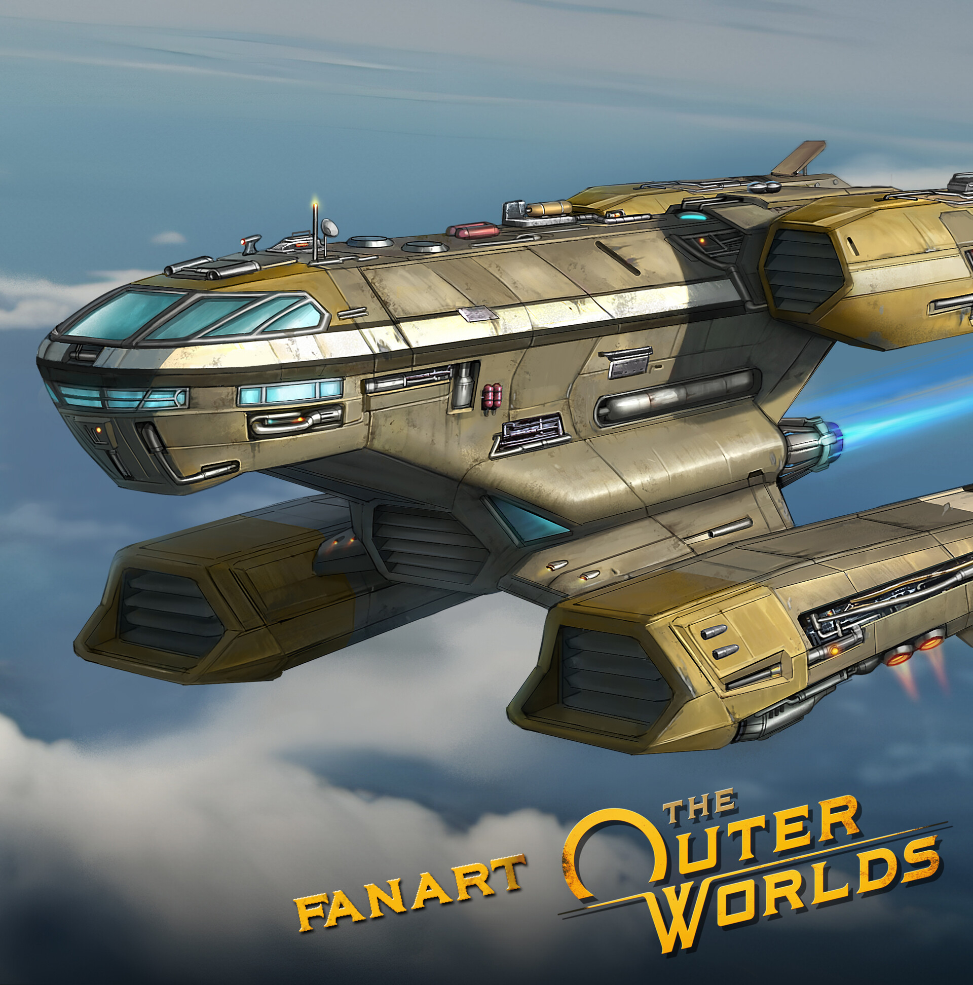 ArtStation - "The Rust Bucket" Fanart TOW